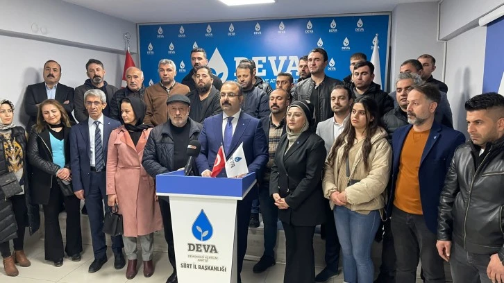 DEVA İl Başkanı Dayanan Siirt'ten aday oldu - Siirtte Sonsöz